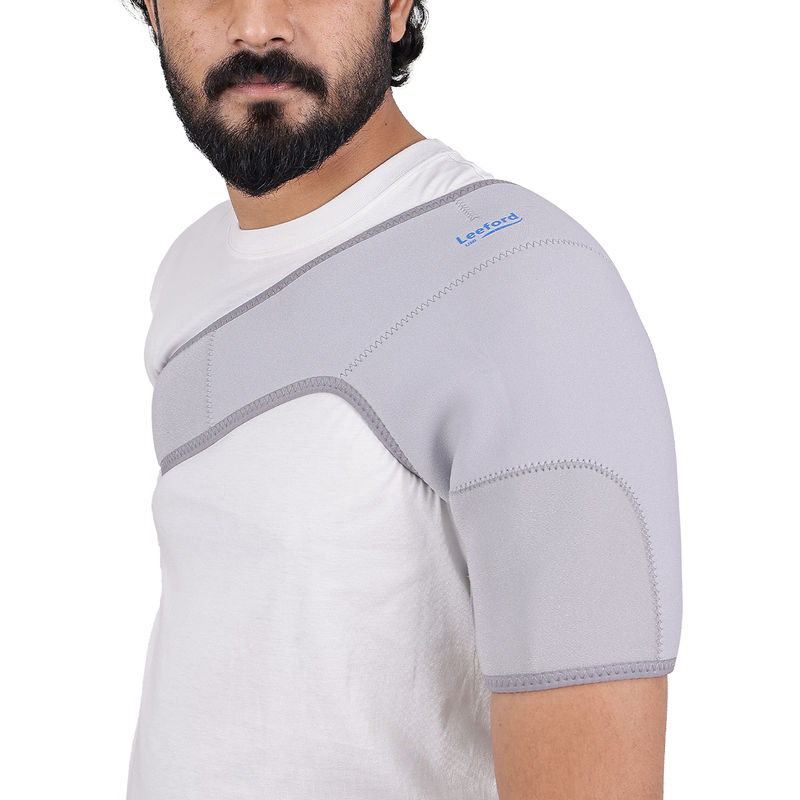 Buy Leeford Shoulder Support Neoprene Brace For Pain Relief, Recovery ...