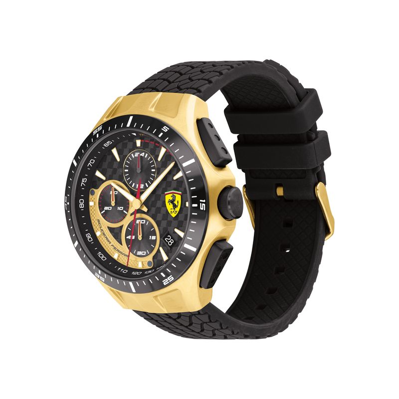 Buy Scuderia Ferrari Race Day Analogue Black Round Dial Men's Watch ...