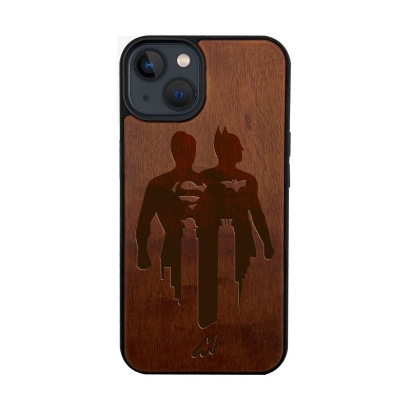 Buy Macmerise Dawn Of Justice Dark Shade Wooden Phone Case (iPhone 14 ...