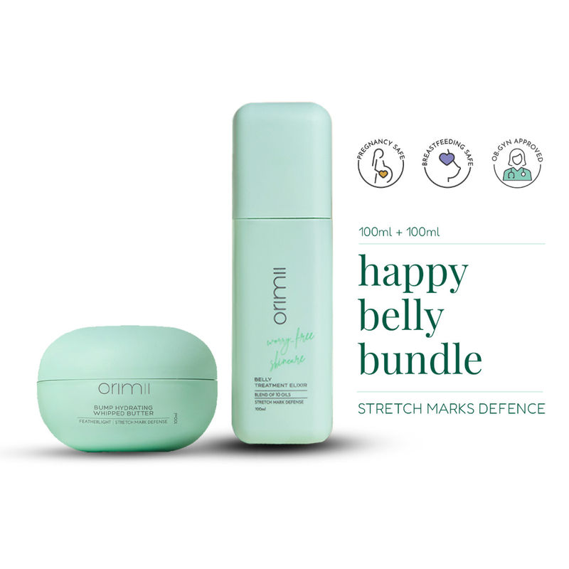 Buy Orimii Bump Hydrating Stretch Marks Cream and Oil For Women ...