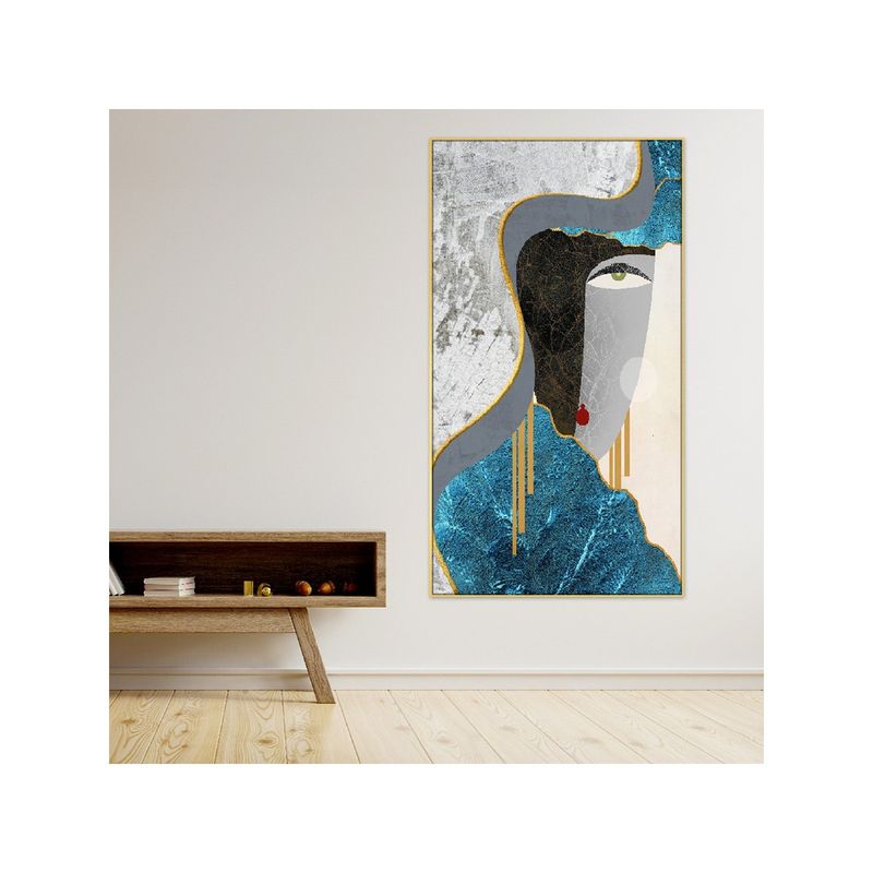 Buy Dekorstation Figure Geometric Art Frame Painting Splice Face Wall ...
