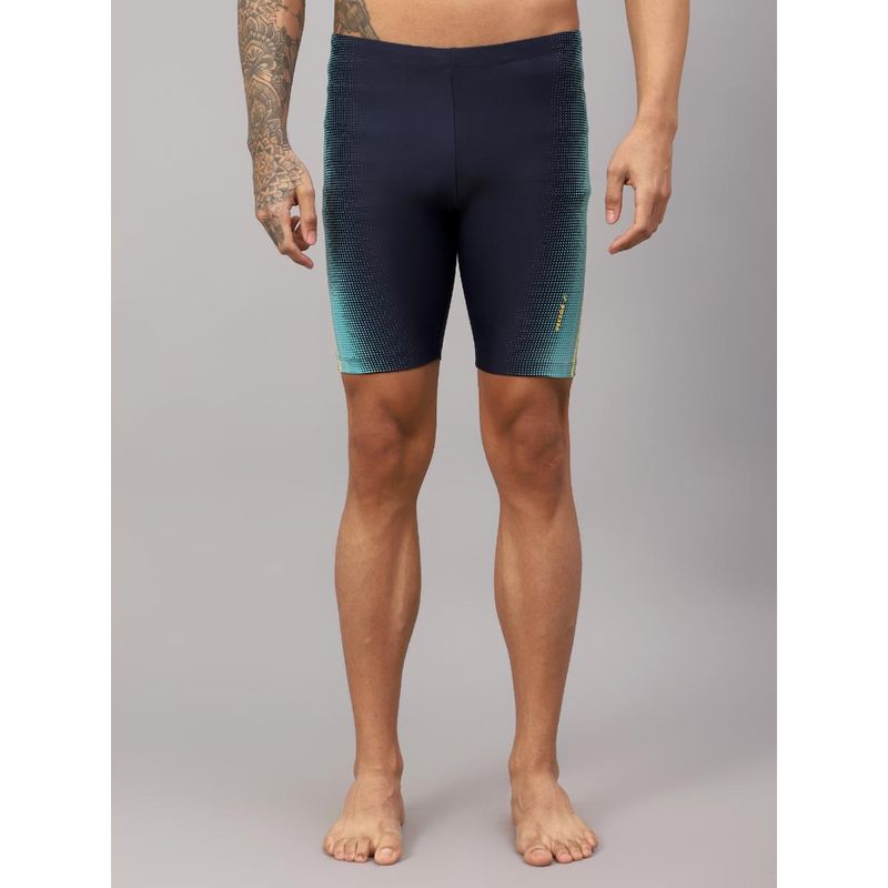 Buy Vector X Navy Blue OMCS-341 Mens Printed Compression Lycra Shorts ...