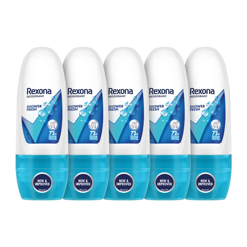 Buy Rexona Women Deodorant Underarm Roll On Shower Fresh 72 Hour Odour ...