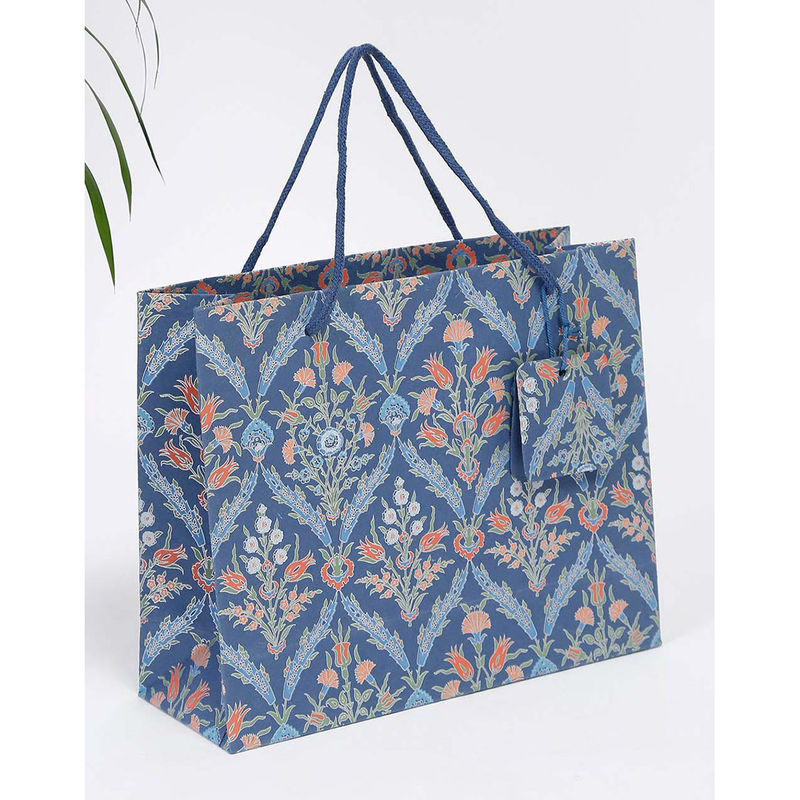 Buy Fabindia Paper Printed Gift Bag Online
