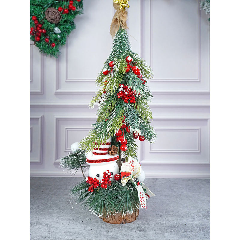 Buy Little Surprise Box Snowman with Xmas Tree Christmas Table Decor ...
