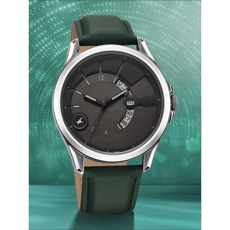Buy Fastrack Green Strap Round Dial Watch for Men ( 3323SL01 ) ( M ) Online