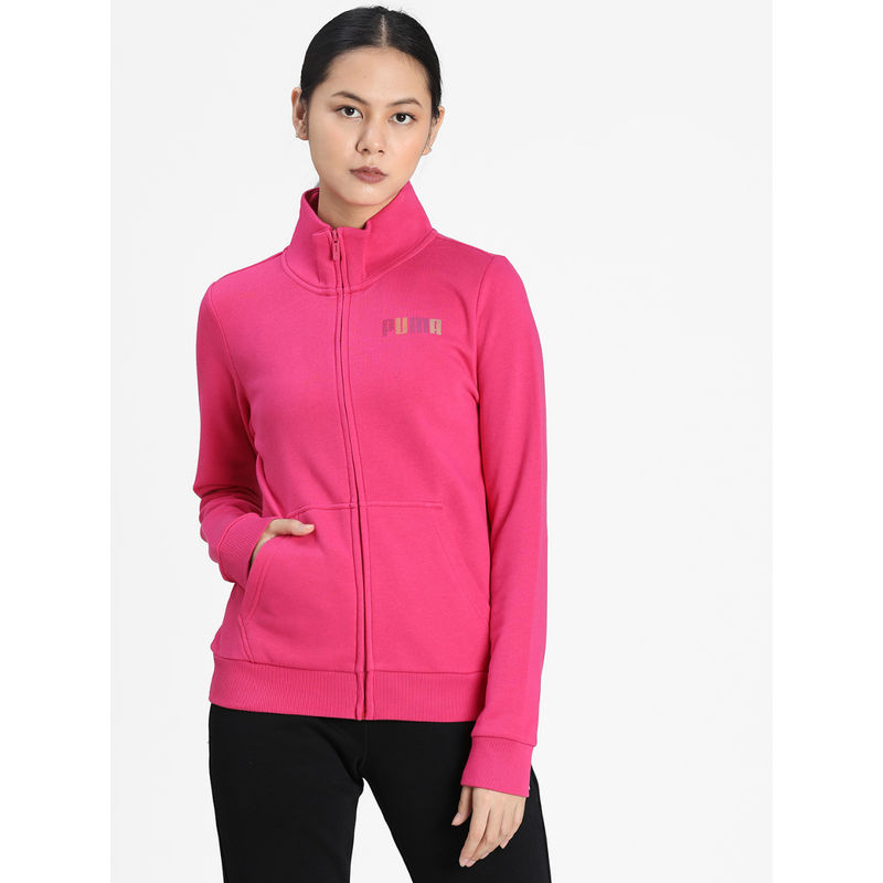 Puma Womens Pink Sweat Jacket: Buy Puma Womens Pink Sweat Jacket Online ...