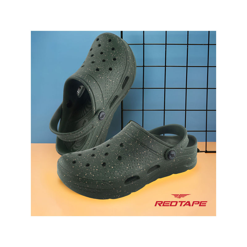 Buy Red Tape Men EVA Comfort Clogs-Olive Online