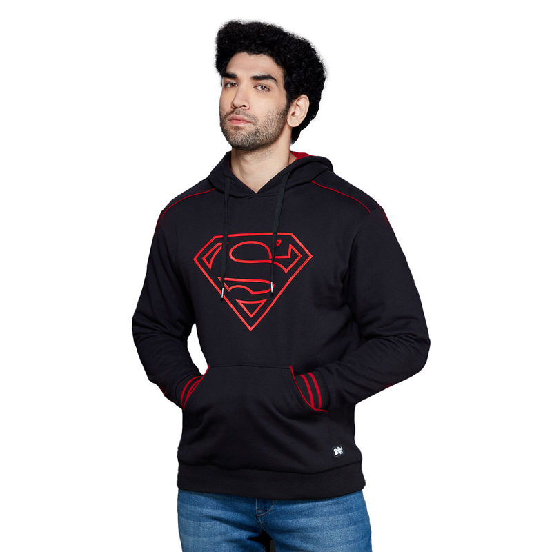 Buy The Souled Store Official Superman Man Of Steel Hoodies For Mens Online
