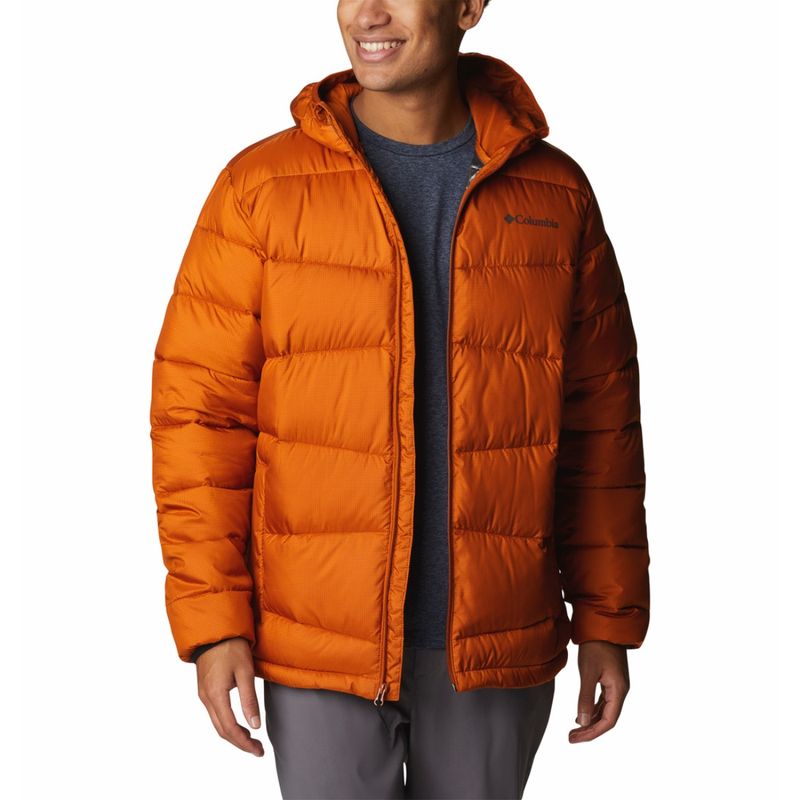 Buy Columbia Mens Orange Color Polyester Fabric Full Sleeve Fivemile ...