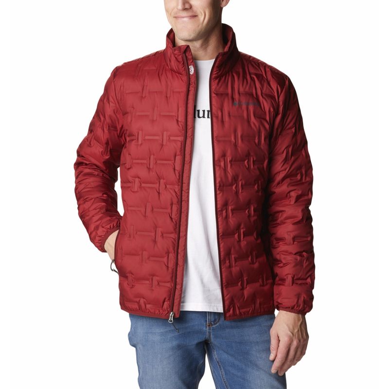 Buy Columbia Mens Red Color Polyester Fabric Full Sleeve Delta Ridge ...