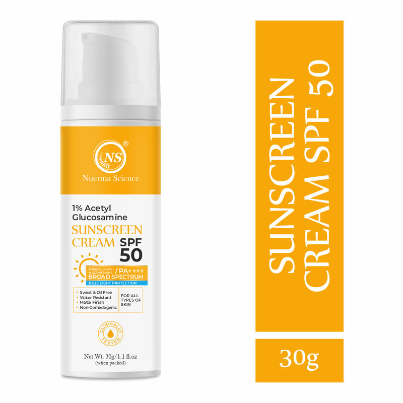 Buy Nuerma Science 1% Acetyl Glucosamine Sunscreen Cream SPF 50 PA ...