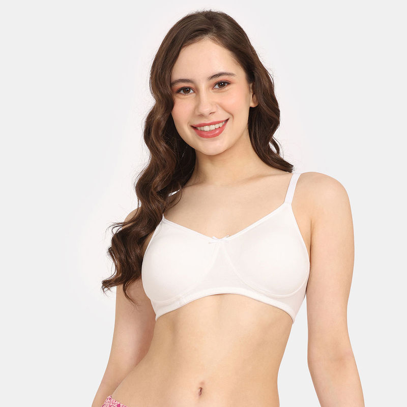 Buy Zivame Rosaline Cyber Double Layered Non Wired 3-4Th Coverage T-Shirt Bra - Sugar Swizzle Online