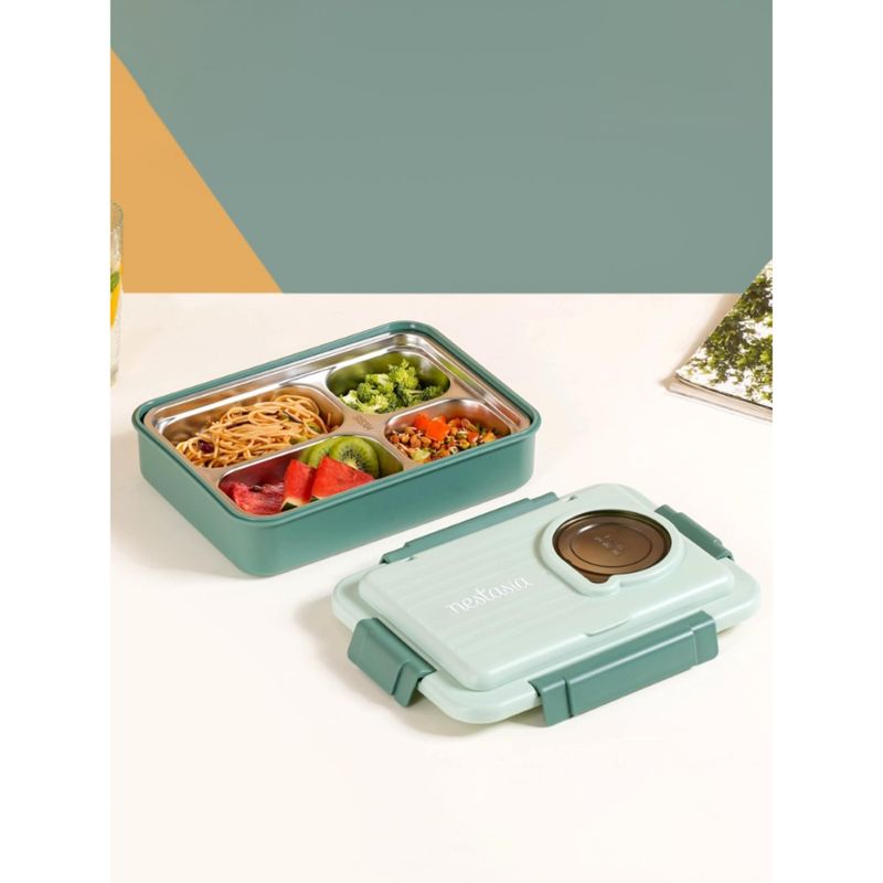 Buy Nestasia 4-Compartment Bento Tiffin Box with Detachable Stainless ...