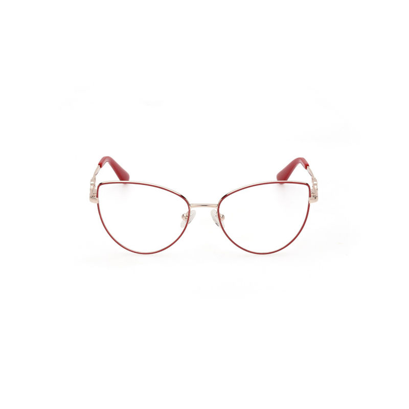 Buy Guess Eyewear for Women with Shiny Light Gold-Red Alloy Metal Frame ...