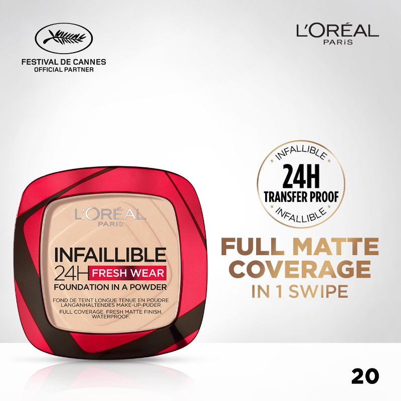 L'Oreal Paris Infallible 24H Fresh Wear Foundation in a Powder: Buy L ...