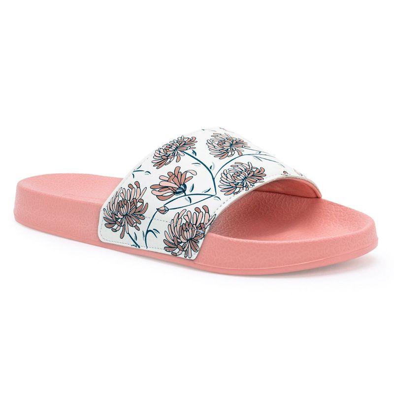 Buy Red Tape Women's Printed Pink Sliders Online