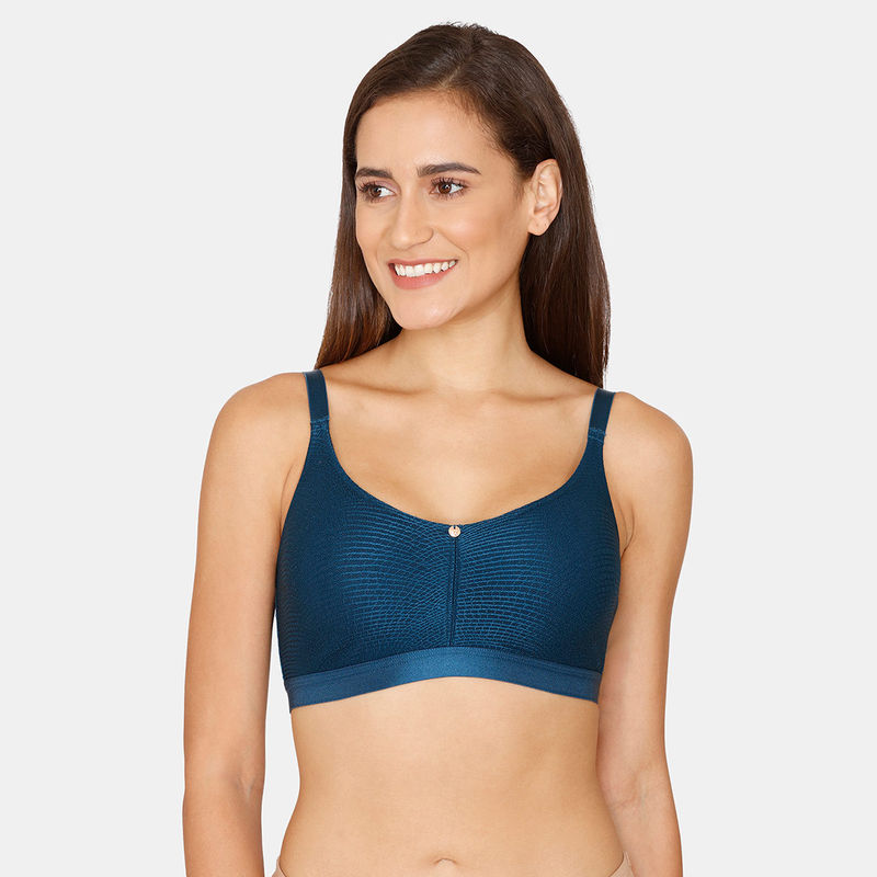 Buy Zivame Champagne Nights Lightly Lined Padded Non-Wired Full Coverage Minimiser Bra-Sailor ...