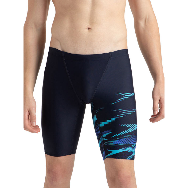 Buy Speedo Men's Endurance10 Hyperboom Print V-Cut Jammer - True Navy ...