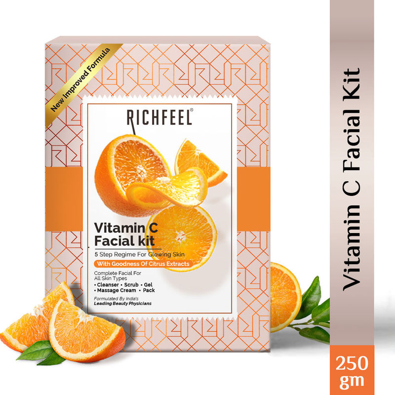 Buy Richfeel Brightening Facial Kit with Vitamin C Online
