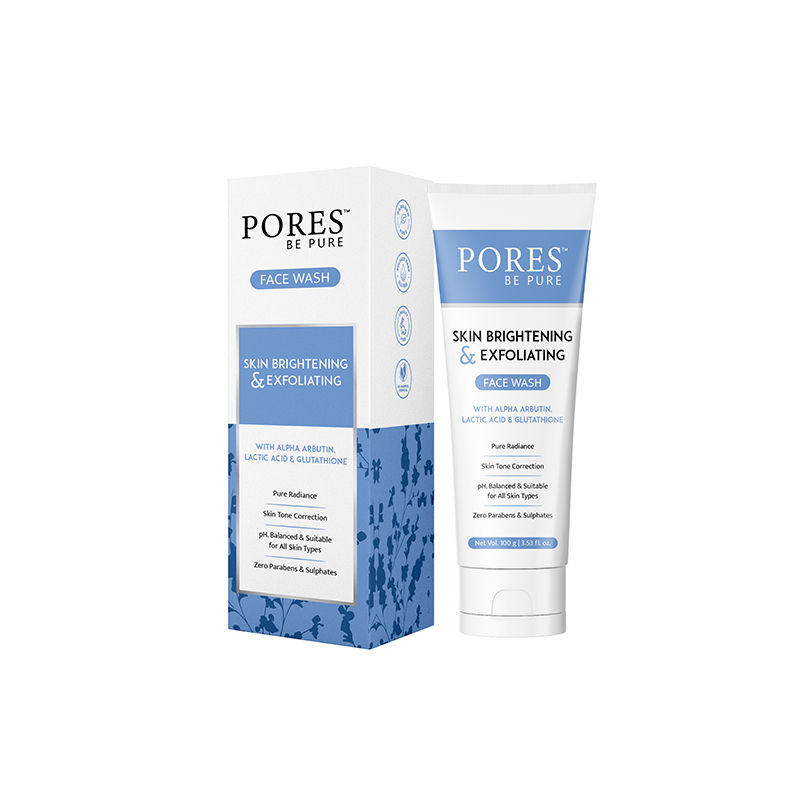 Buy Pores Be Pure Skin Brightening & Exfoliating Face Wash With ...