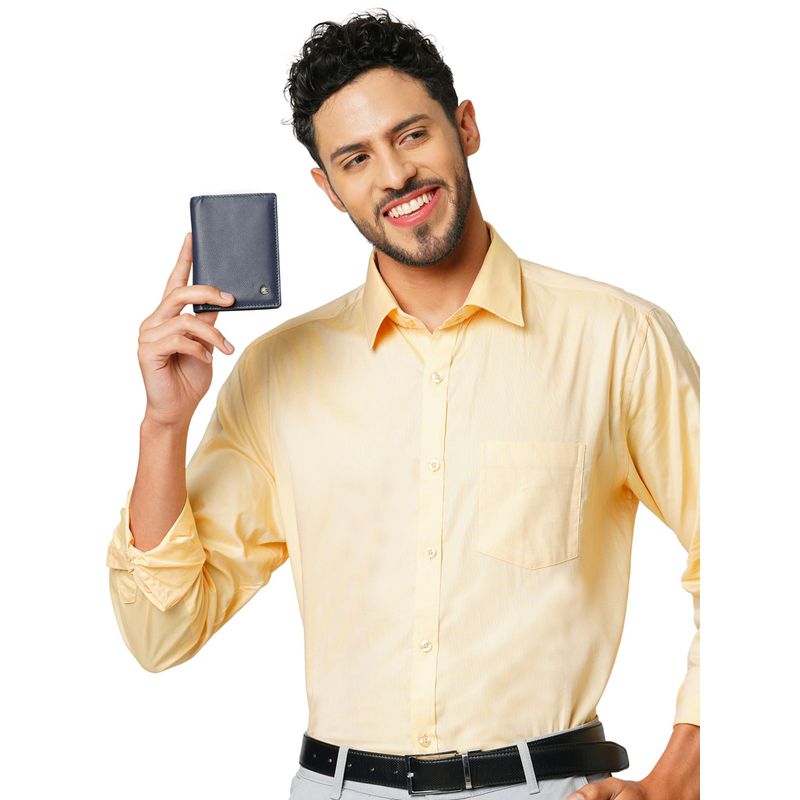 Buy Perquisite Euro Bi-Fold Navy Card Case Mens Wallet Online