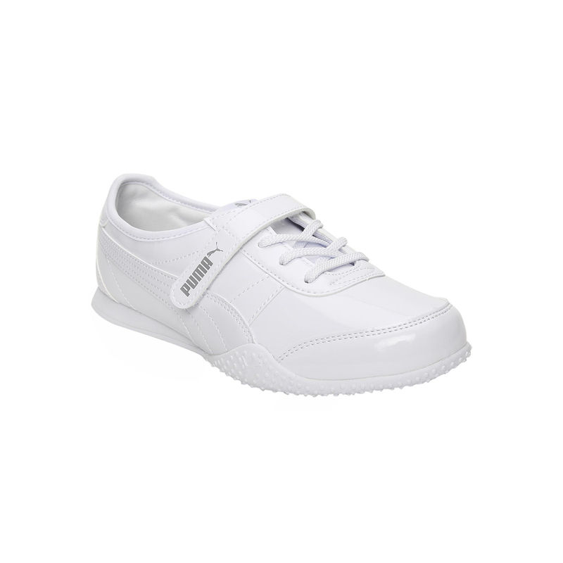 Buy Puma Bella V Patent Womens White Casual Sneakers Online