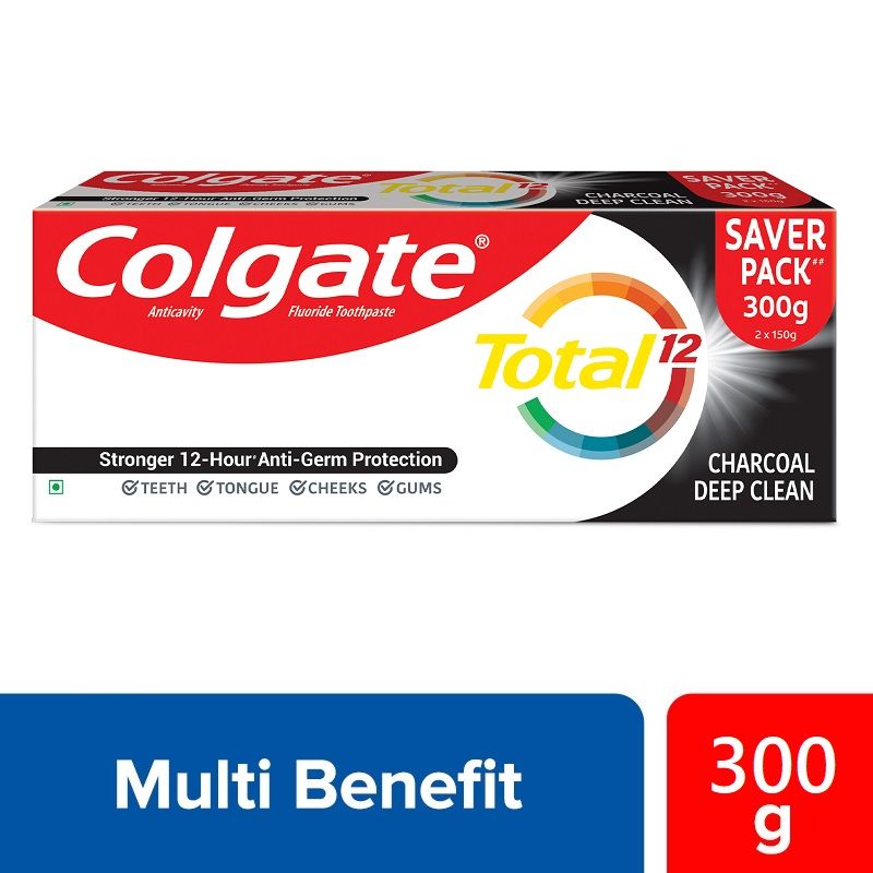 Buy Colgate Total Charcoal Deep Clean Antibacterial Toothpaste Whole ...