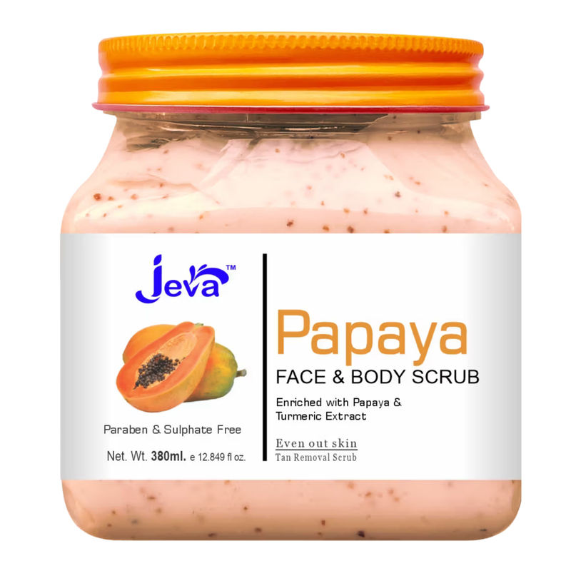 Buy Jeva Papaya Tan Removal Scrub - Brightening & Smoothening Online