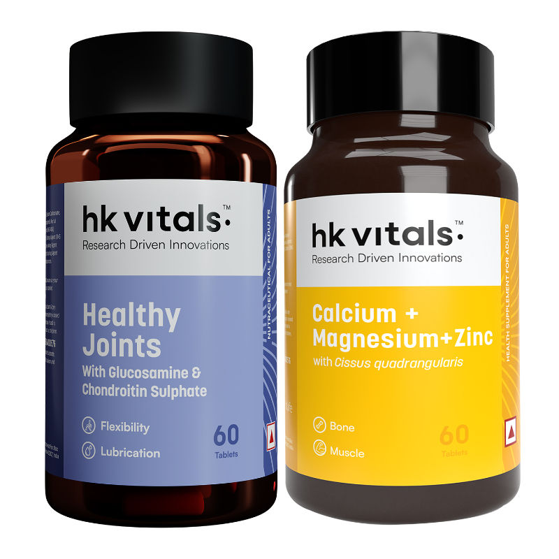 Buy HealthKart HK Vitals Calcium Magnesium & Zinc Tablets & Joint ...
