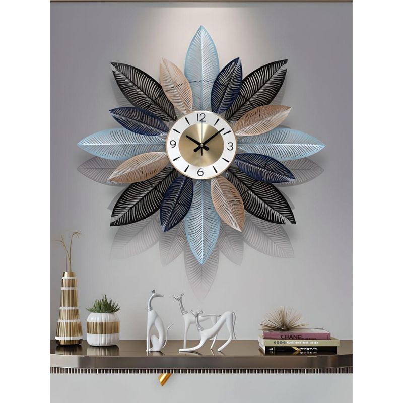 Buy The Art House CL69 76.2 x 76.2 cm Multi-Color Flower Metal Wall ...