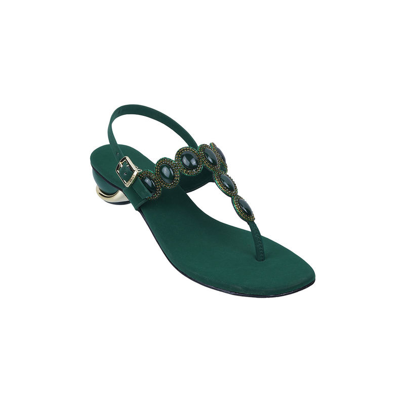 Buy Metro Women Green Sandals Online