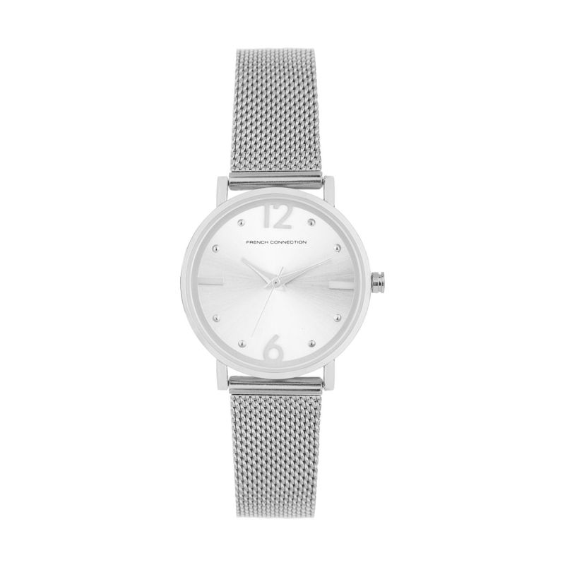 French Connection Silver Analogue Watch For Women- Fcn0006e-r: Buy ...