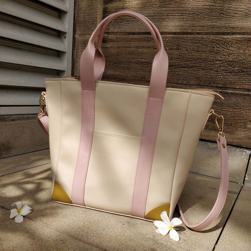 Buy Fizza Ready -To- Go Handbag with Contrast Patch Detail Online