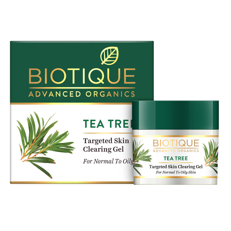 Buy Biotique Advanced Organics Tea Tree Targeted Skin Clearing Gel Online