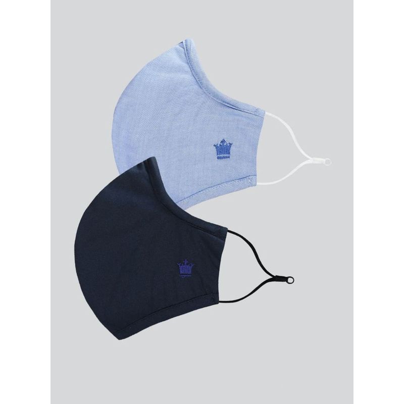 Buy Louis Philippe Assorted Antiviral Double Defence Mask, Pack Of 2 ...