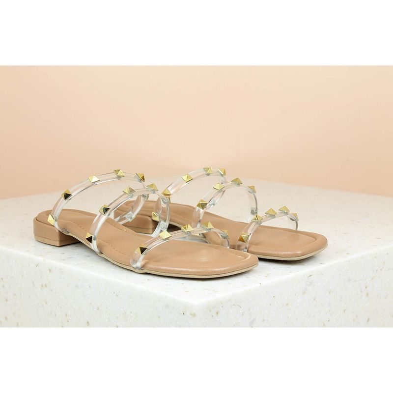 Inc.5 Embellished Beige Flats: Buy Inc.5 Embellished Beige Flats Online ...
