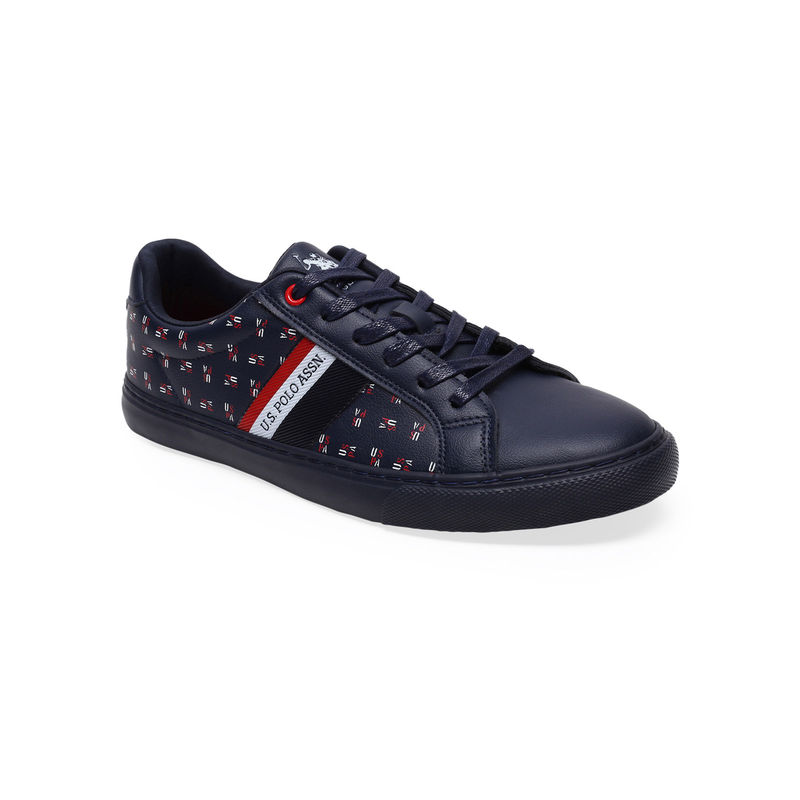 Buy U.S. POLO ASSN. Angus Navy Blue Sneakers Solid Navy Blue Sneakers ...