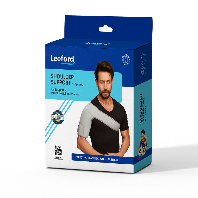 Buy Leeford Shoulder Support Neoprene Brace For Pain Relief, Recovery ...