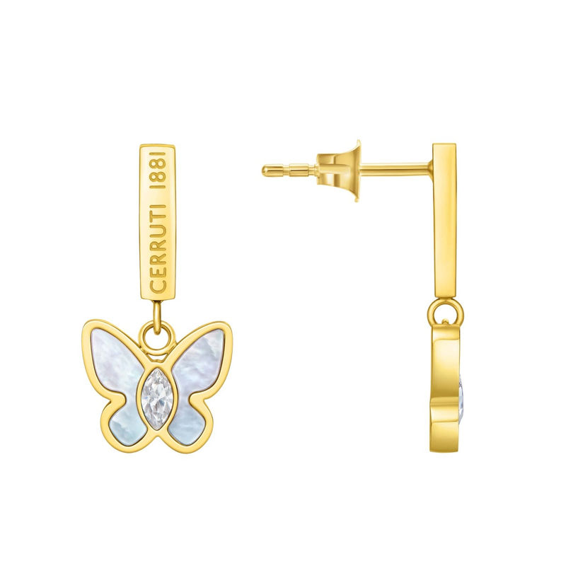 Buy Cerruti 1881 Women Gold MARIPOSA.2 Earrings Online