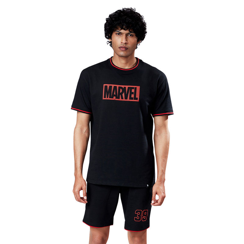 The Souled Store Official Marvel Neon Logo Set Co-ord Sets For Mens ...
