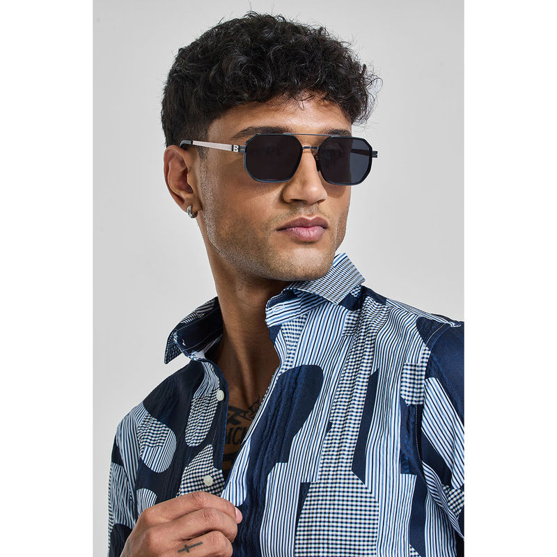 Buy Snitch Stylish Square Black Sunglasses Online