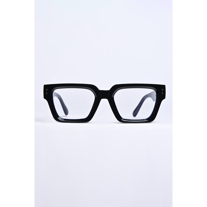Buy Snitch Bold Rectangle Black Sunglasses Online