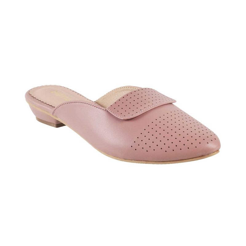 Buy Metro Womens Peech Flat BuntoesMetro Peach Synthetic Solid/plain ...