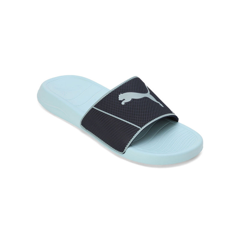 Buy Puma Popcat 20 Shower Unisex Black Blue Sliders Online