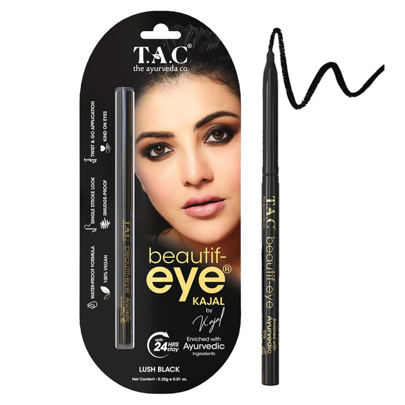 Buy TAC - The Ayurveda Co. Beautif-Eye Kajal - Intense Black Kajal ...