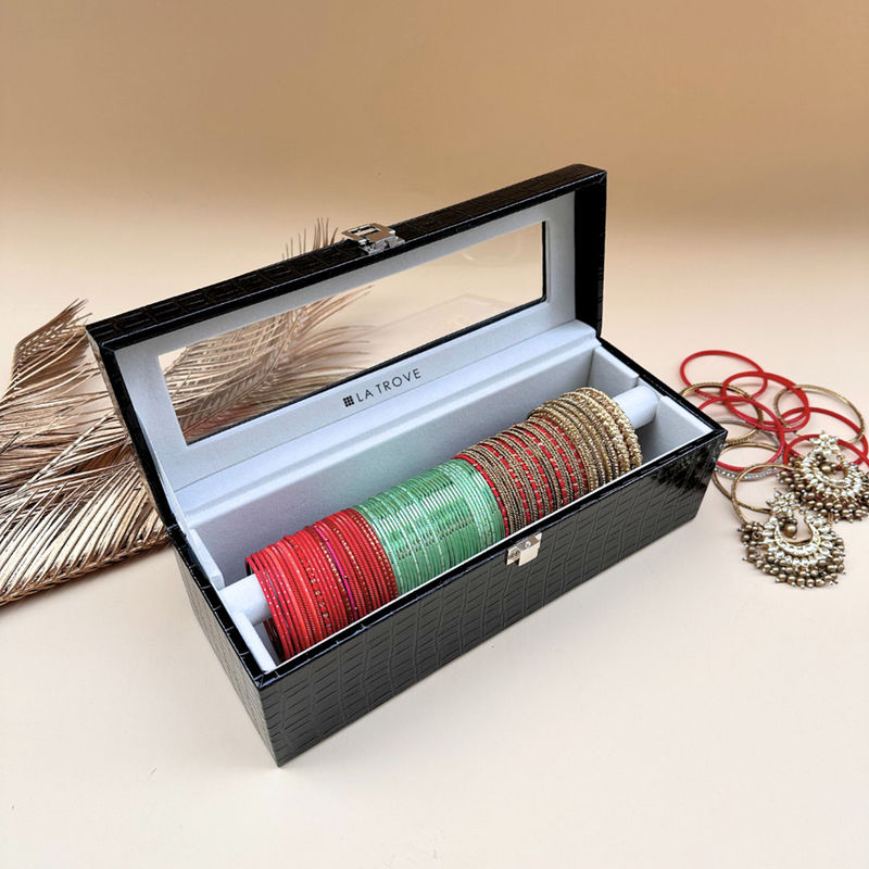 Buy La Trove Premium Single Rod Bangle Organizer Box Online