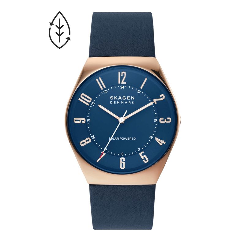 Buy Skagen Grenen Solar Powered Blue Watch SKW6834 Online
