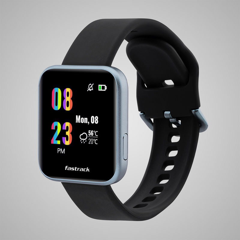 Fastrack Reflex Smart Watch With Silicone Black Strap: Buy Fastrack ...