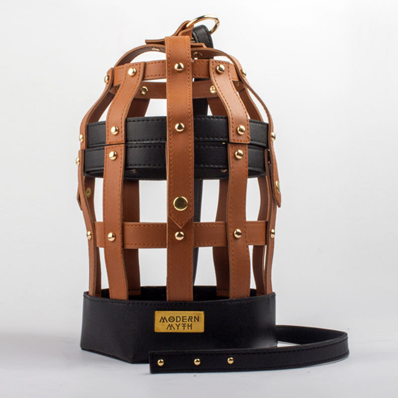 Buy Modern Myth Free Bird Tan Cage Bag Online